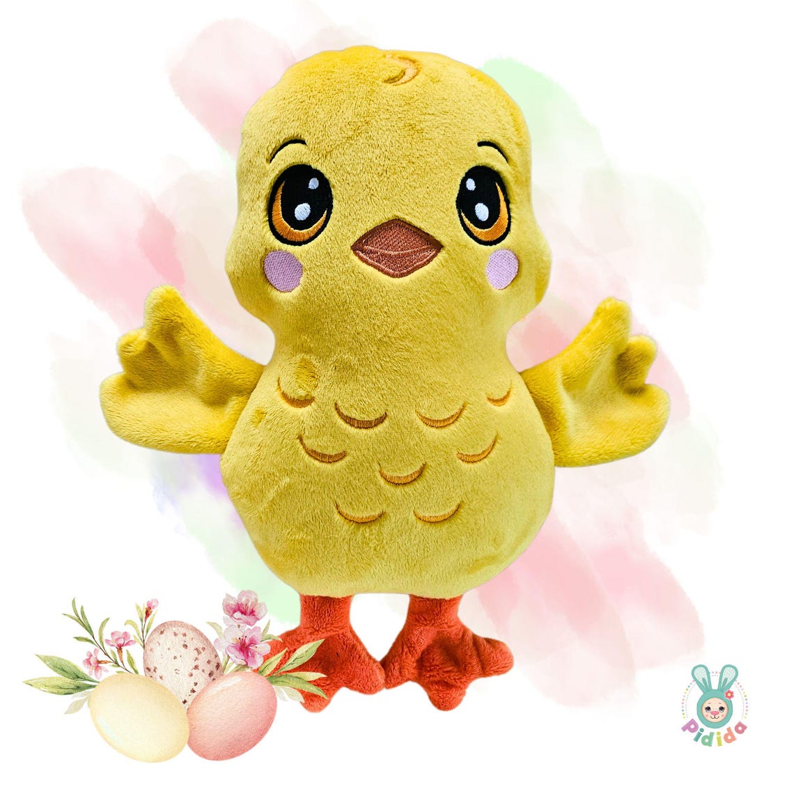 ITH Chicken Toy Stuffie Pattern, Machine Embroidery Files (PDF Tutorial ...