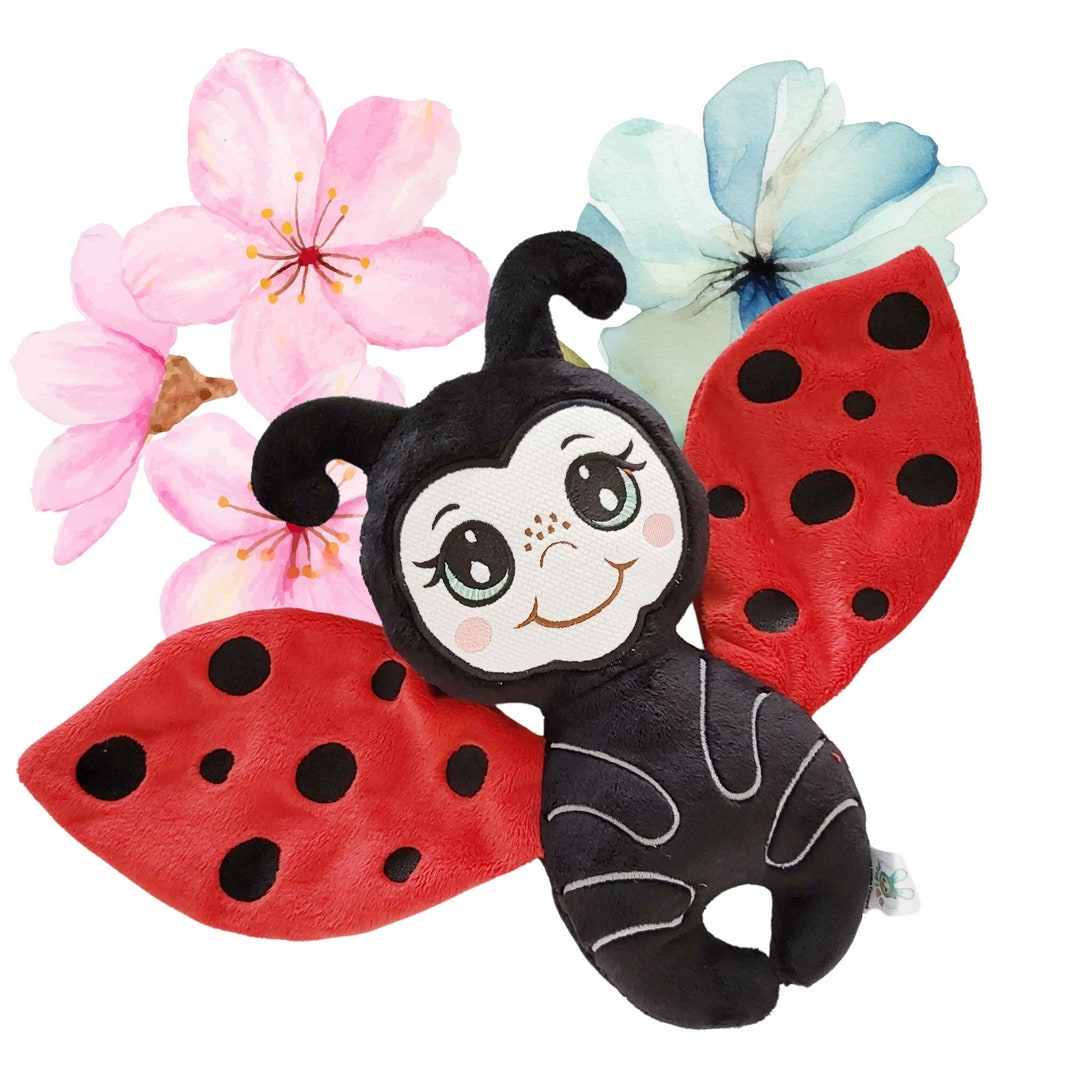ITH Ladybug Stuffie Softie Pattern, Cute Plushie Sewing Pattern up to 5 ...