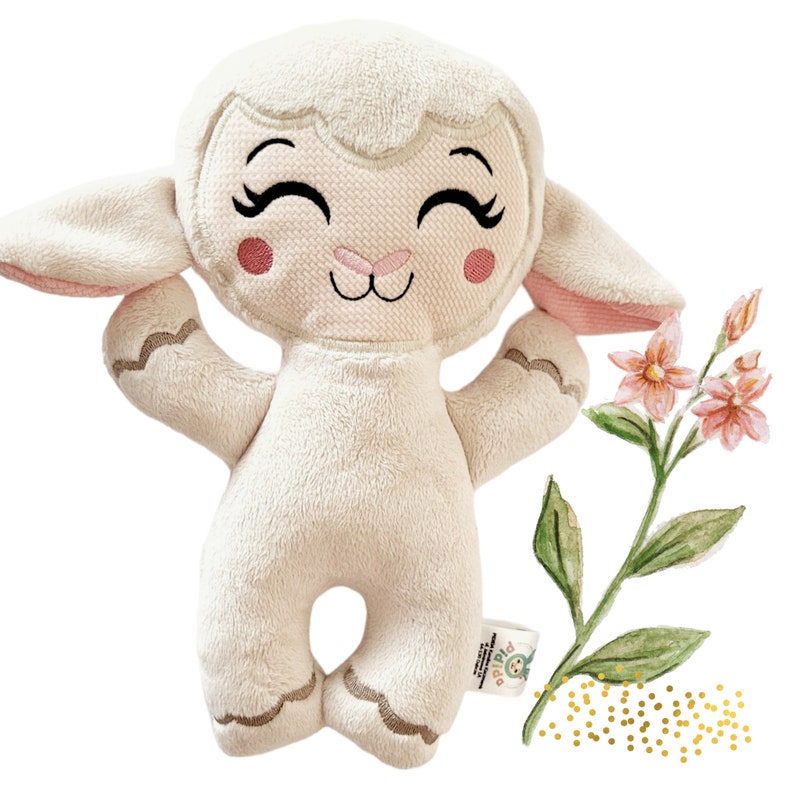 ITH Lamb and Aries Toy Stuffie Softie Pattern Machine Embroidery Files, 2 in 1, 5 Sizes, in the ...