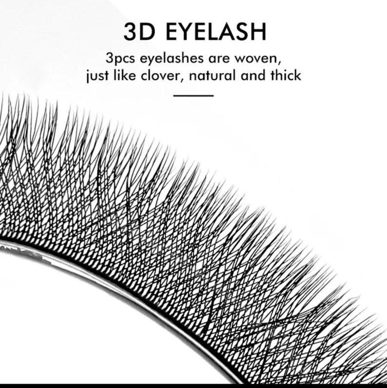Premade 3D W-shaped Eyelash Extension 1800 Individually high-quality ...