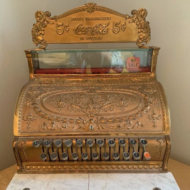 Antique Special Edition Coca Cola National Cash Register Model - Etsy