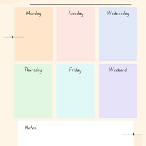 Colorful Digital/printable Weekly Planner Pages Bundle 29 Pages - Etsy