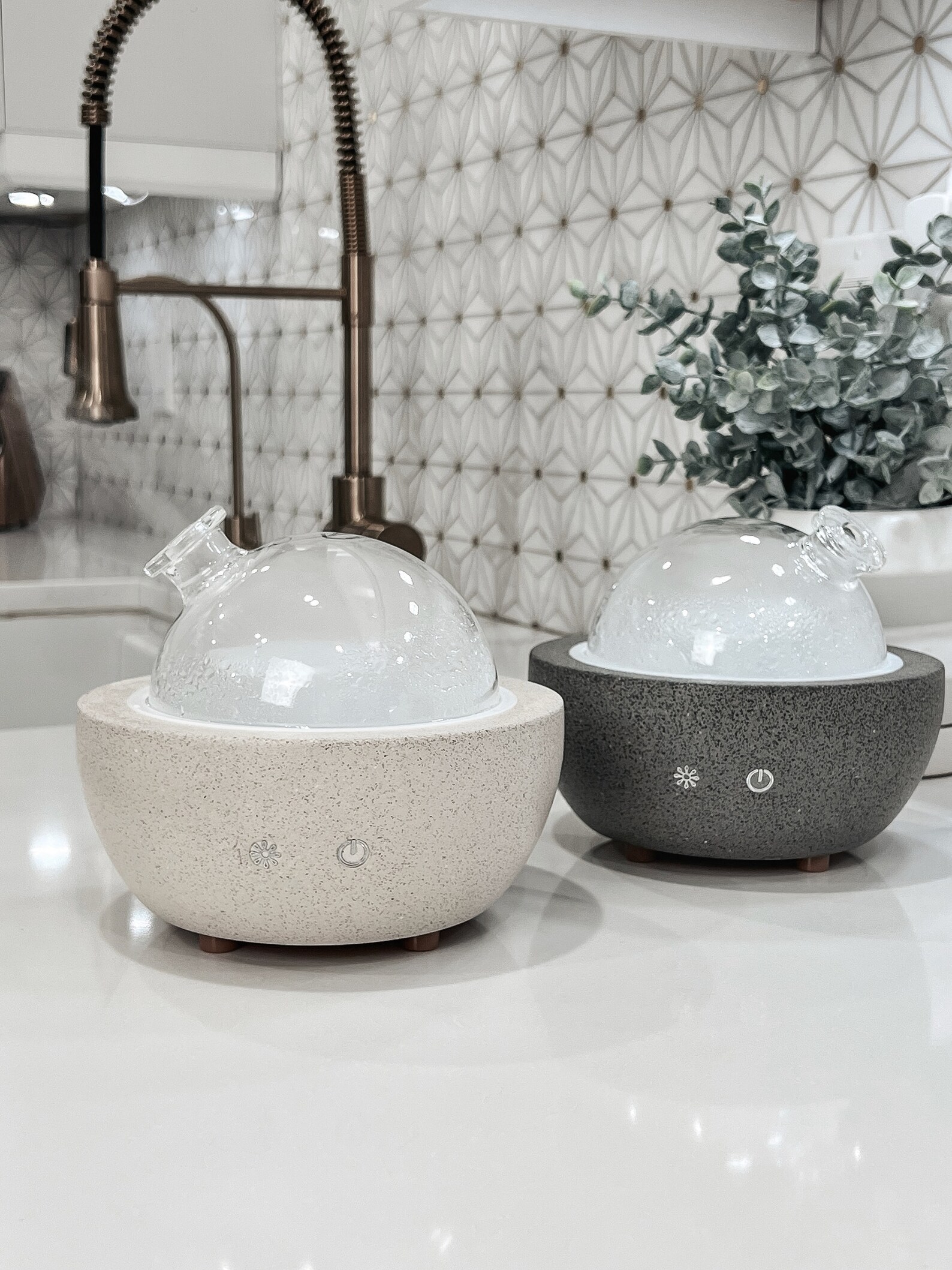 Essential Oil Diffuser Dome Diffuser Stone Concrete Aroma Diffuser ...