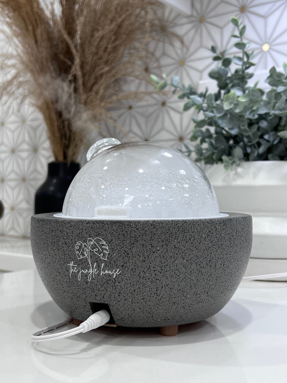 Essential Oil Diffuser Dome Diffuser Stone Concrete Aroma Diffuser ...