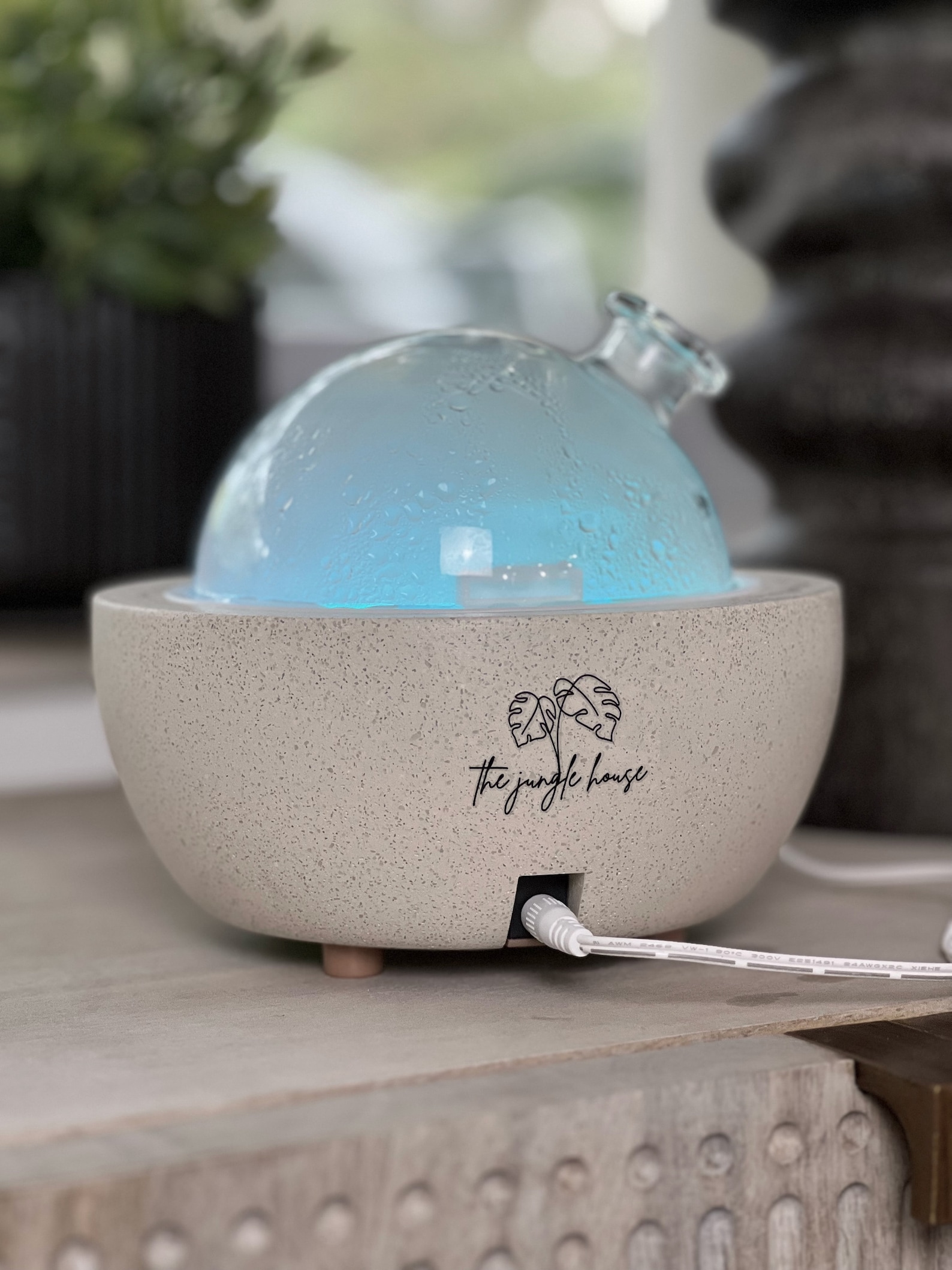 Essential Oil Diffuser Dome Diffuser Stone Concrete Aroma Diffuser ...