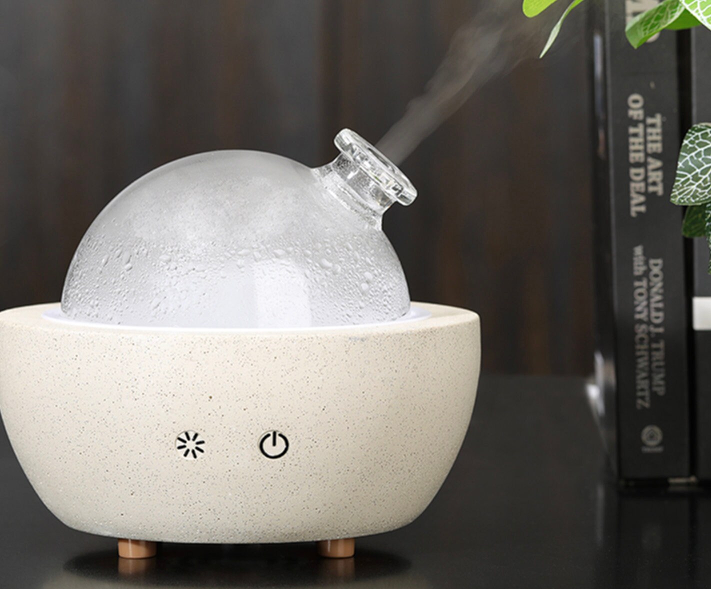 Essential Oil Diffuser Dome Diffuser Stone Concrete Aroma Diffuser ...
