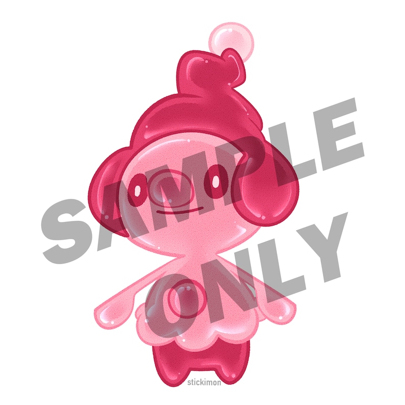 Pink Jinx Fairy Type gummy Stickers - Etsy