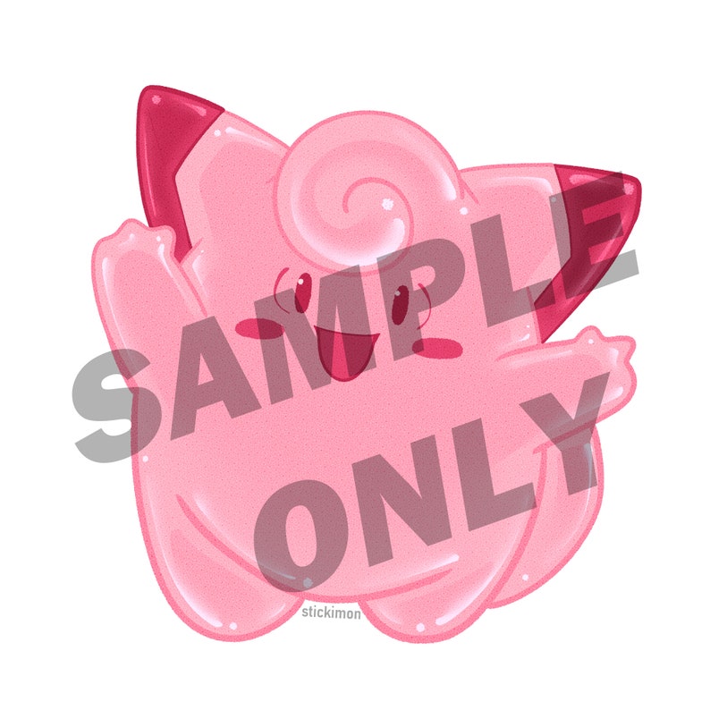 Pink Jinx Fairy Type gummy Stickers - Etsy