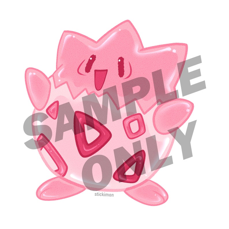 Pink Jinx Fairy Type gummy Stickers - Etsy