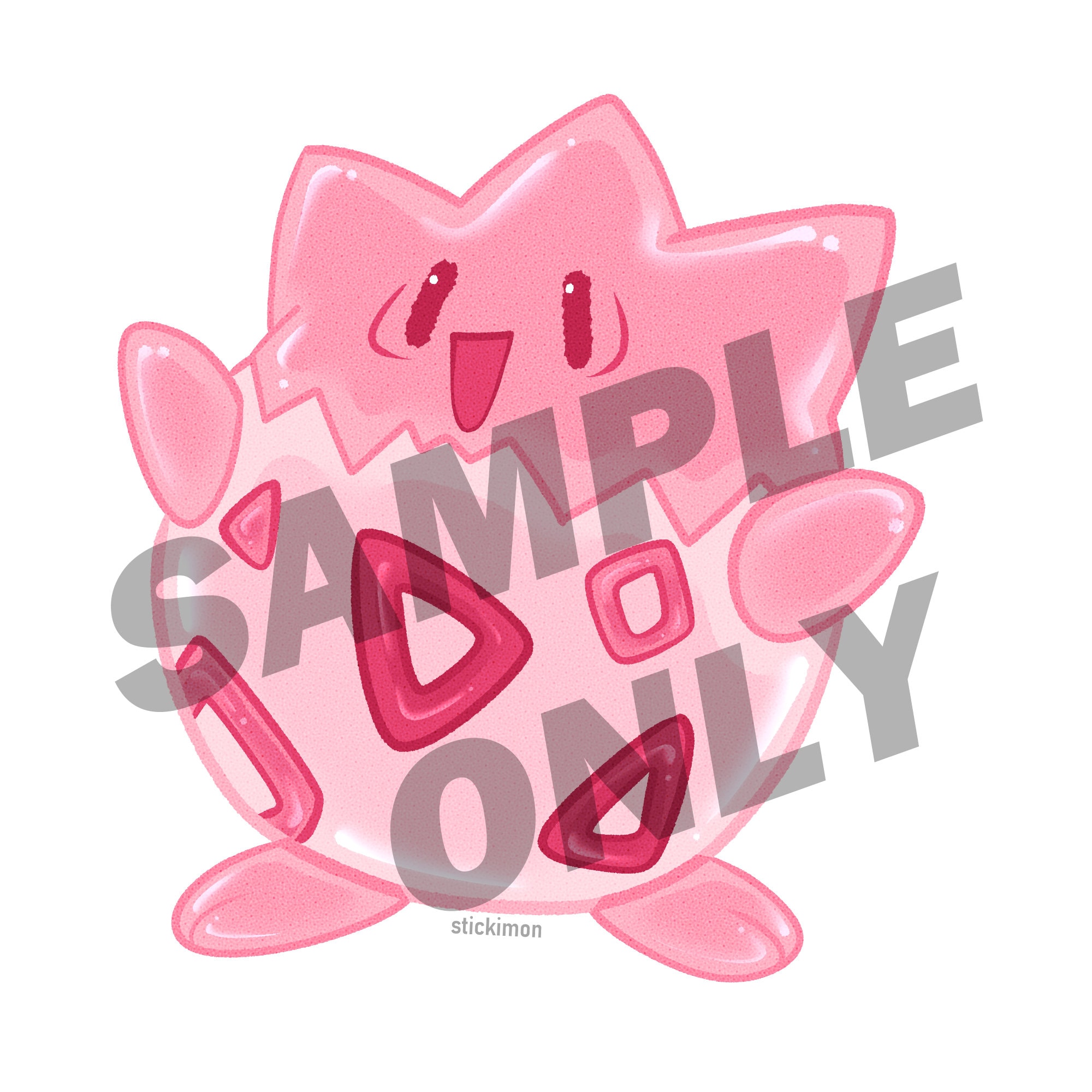 Pink Jinx Fairy Type gummy Stickers - Etsy