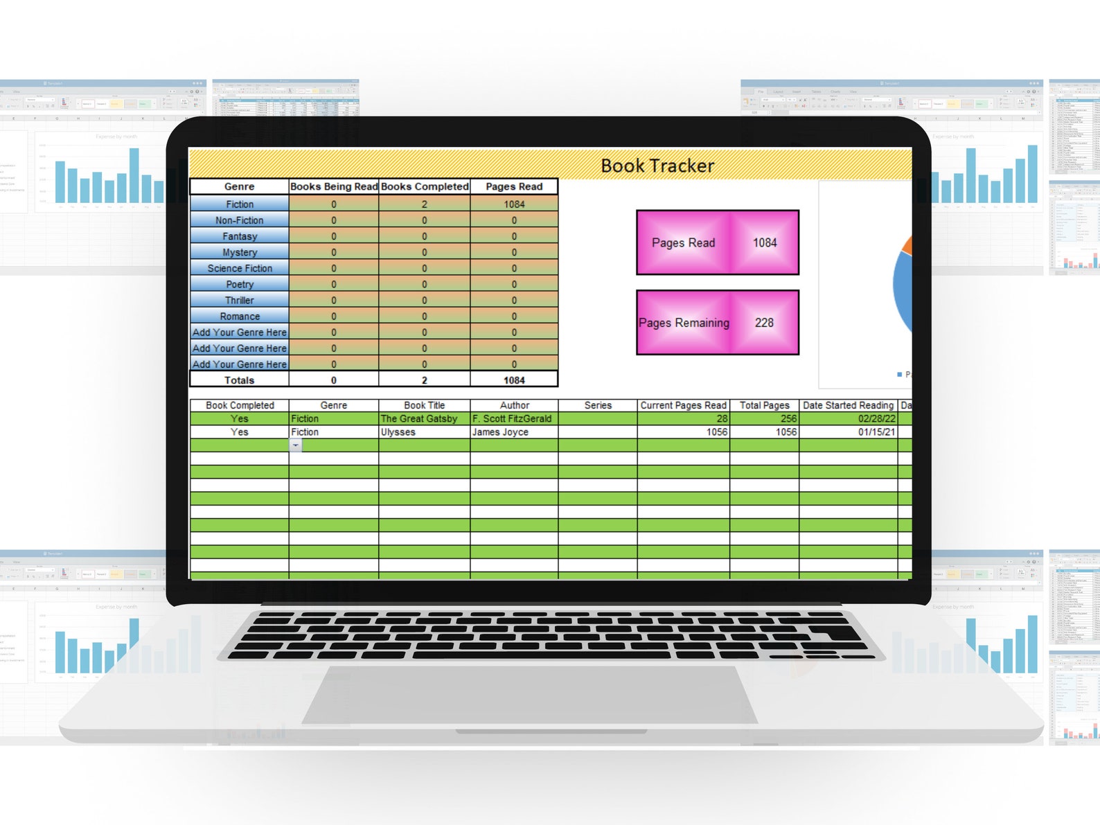 Book Tracker and Reading Log Tracker, Book Journal, Ultimate Reading ...