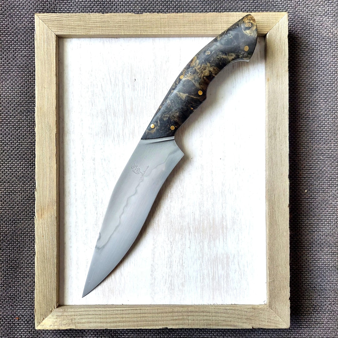 Handmade Mini-kukri Fighting Knife With Japanese Hamon - Etsy