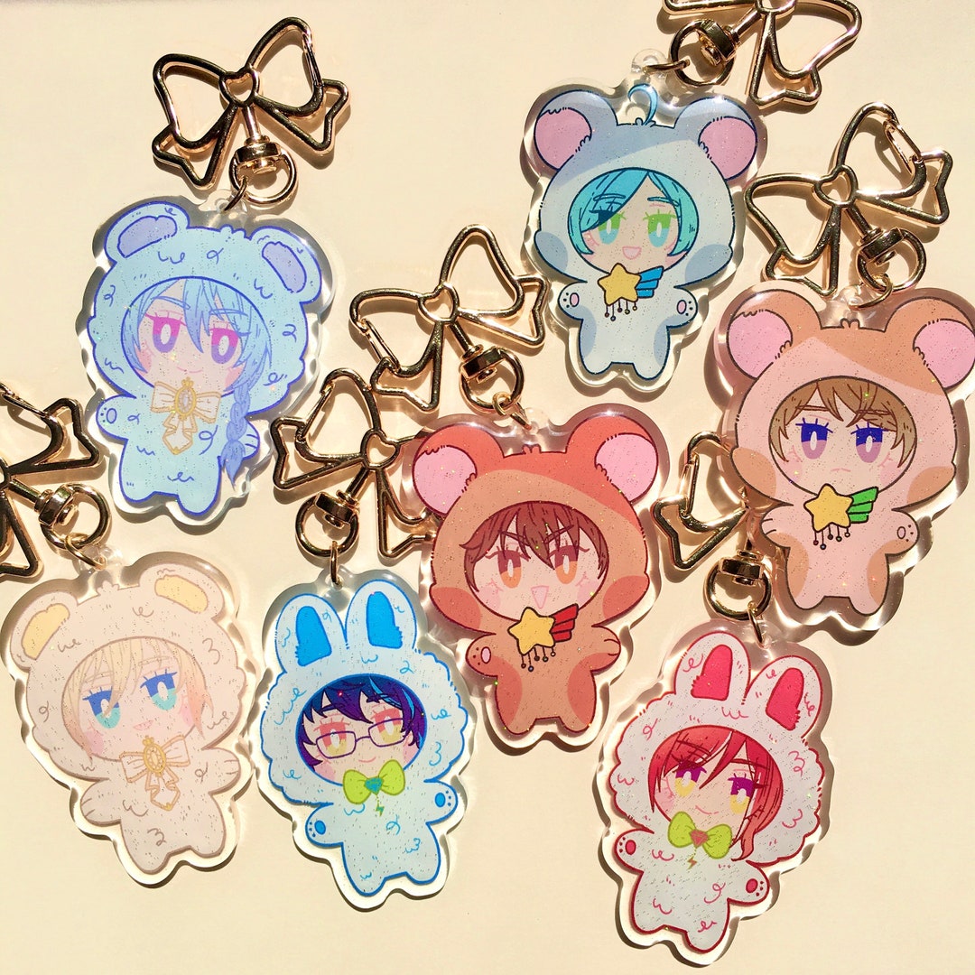 Enstars Glitter Epoxy Charms fine, Ryusetai, Switch - Etsy