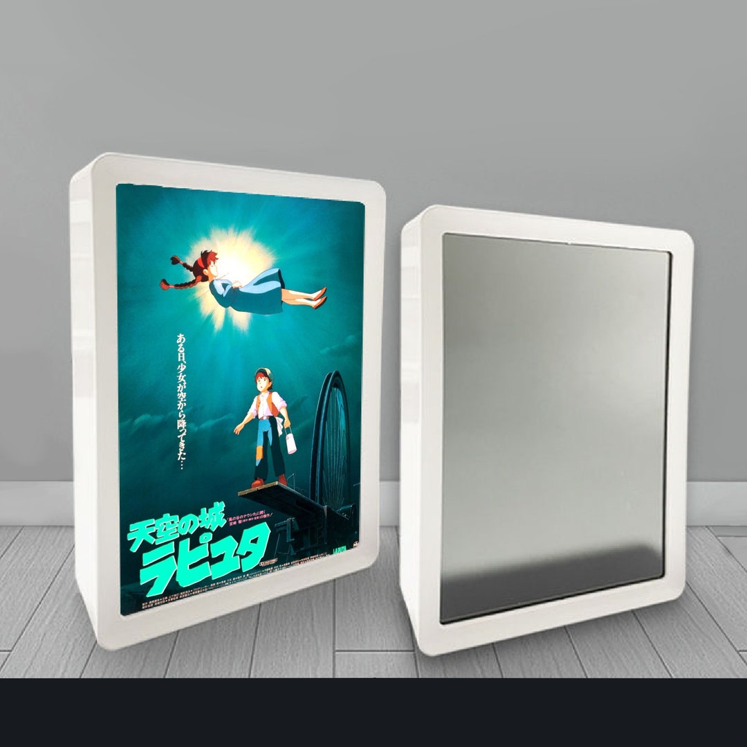 Personalized Mirror Light Painting Shadow Box Round Make up - Etsy