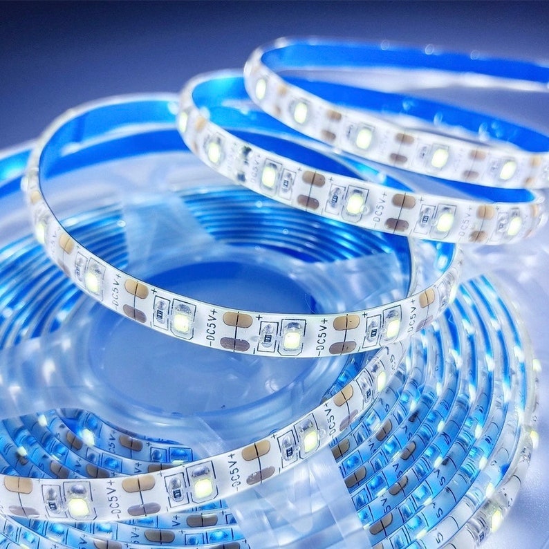 3 Colors LED Strip light 5v USB Warm white Night light for DIY Light ...