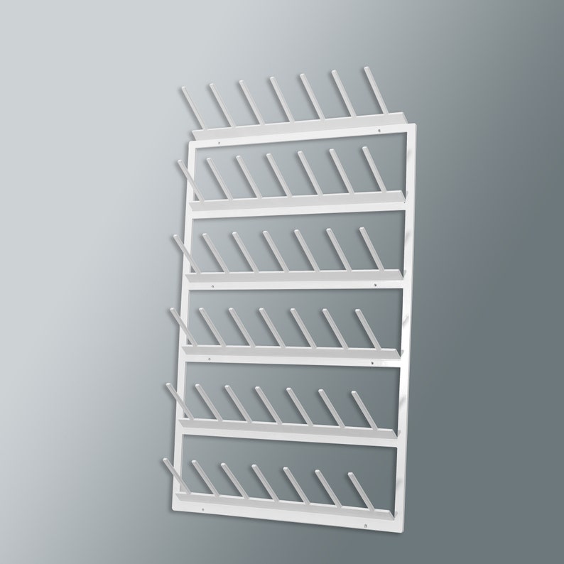 Sewing Thread Rack - Holds 42 Large Isacord Style Spools 5000M - Thread ...