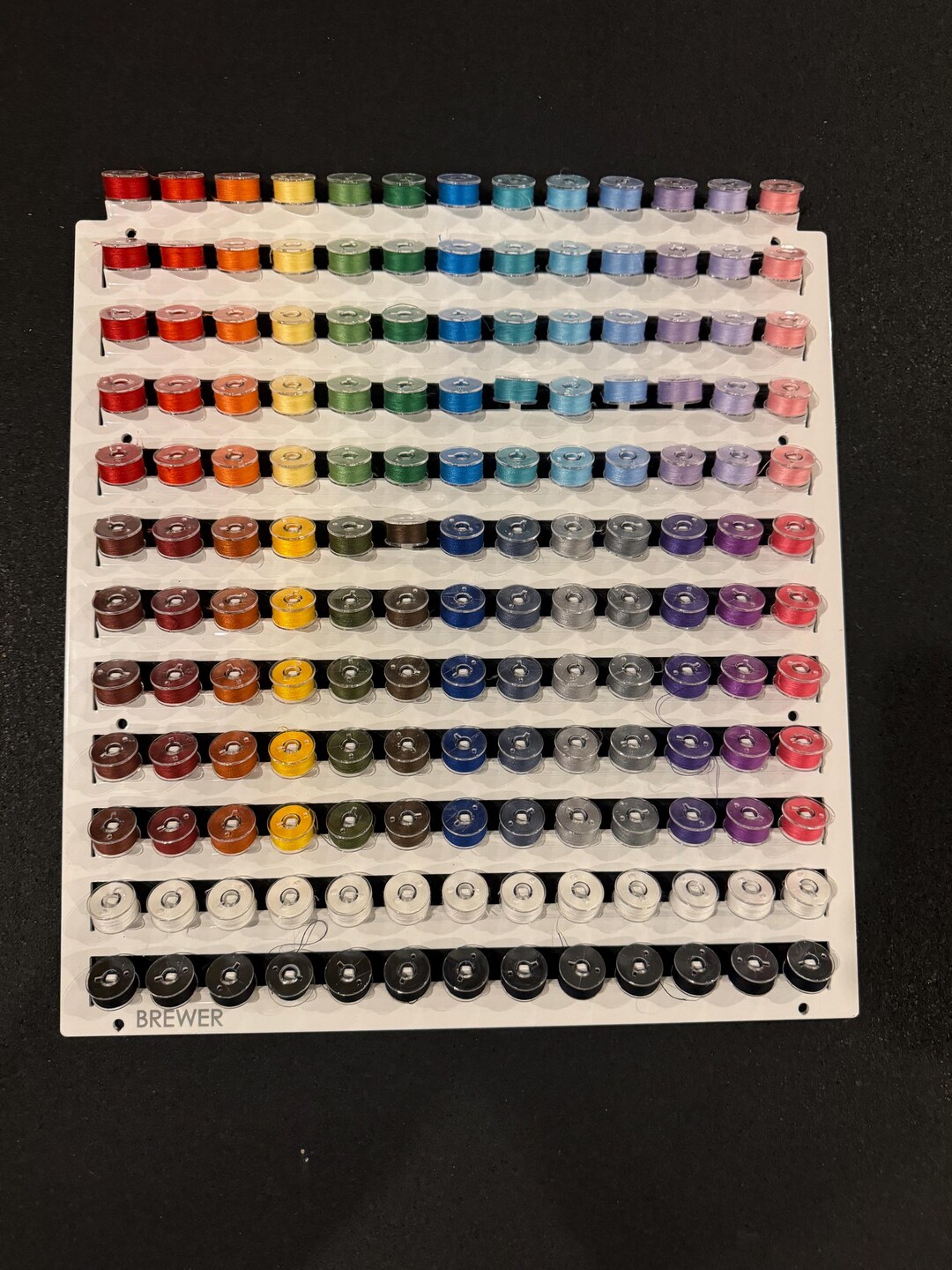 Thread Organizer Bobbin Holder - 156 Capacity for Sewing & Crafting ...