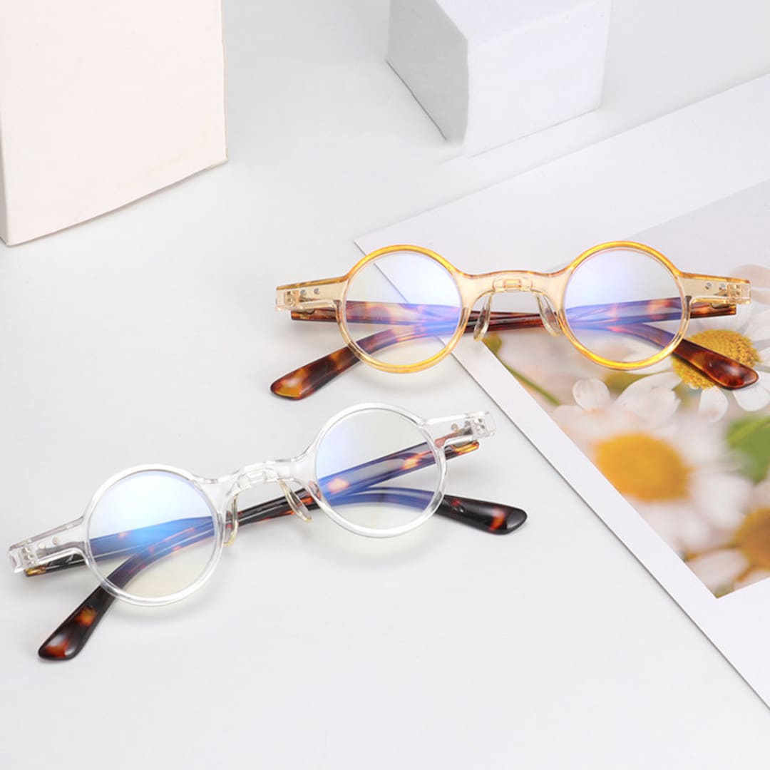 Round Reading Glasses, Retro Eyewear, Tortoiseshell Frame, Vintage ...