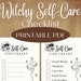 Witchy Self Care Checklist Witch Daily Checklist Goth - Etsy