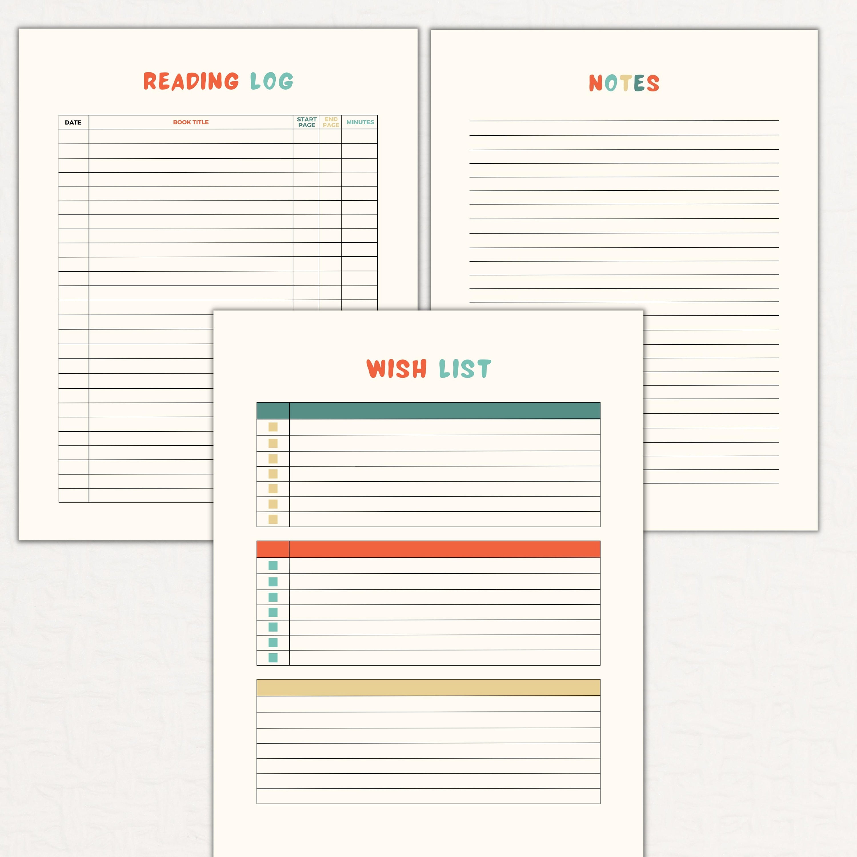 Rainbow Homeschool Planner Printable Adhd Planner Homework - Etsy