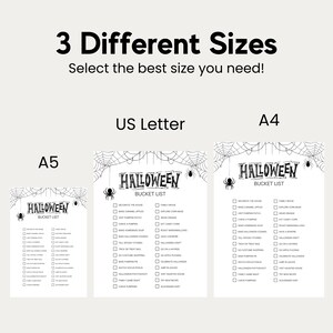 Spooky Halloween Bucket List Printable Halloween Activities, Bucket ...