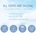 Aquarius-themed Blue Self Care Planner Printable & Fillable PDF ...