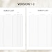Printable Guest List Template, RSVP Tracker (PDF) - Etsy