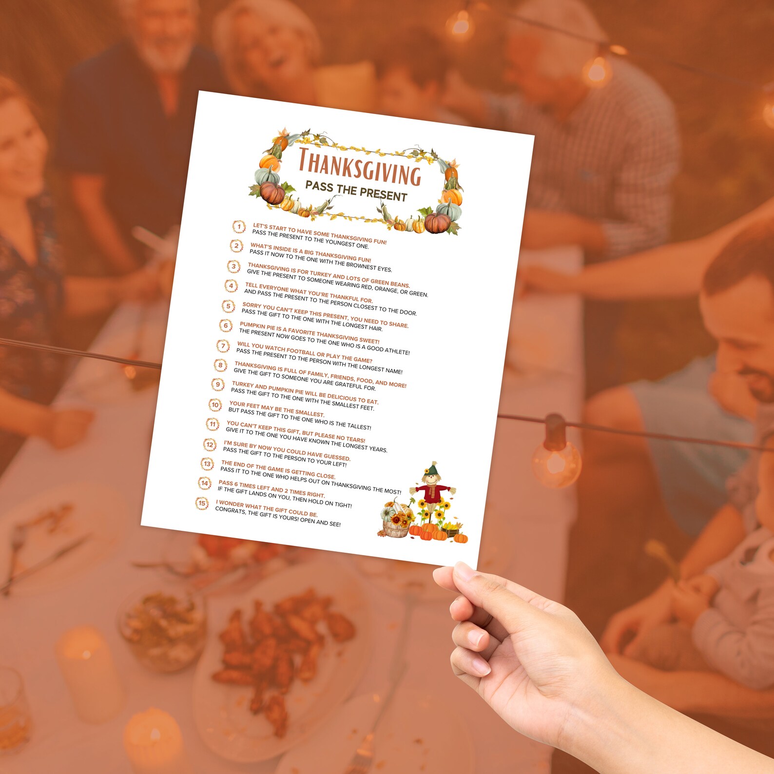 Thanksgiving Games for Family Friendsgiving Games, Family Reunion Games ...