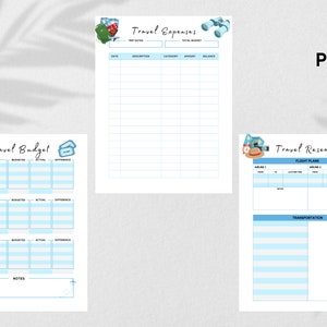 Ultimate Travel Planner Printable Vacation Planner Travel Itinerary ...