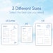 Aquarius-themed Blue Self Care Planner Printable & Fillable PDF ...