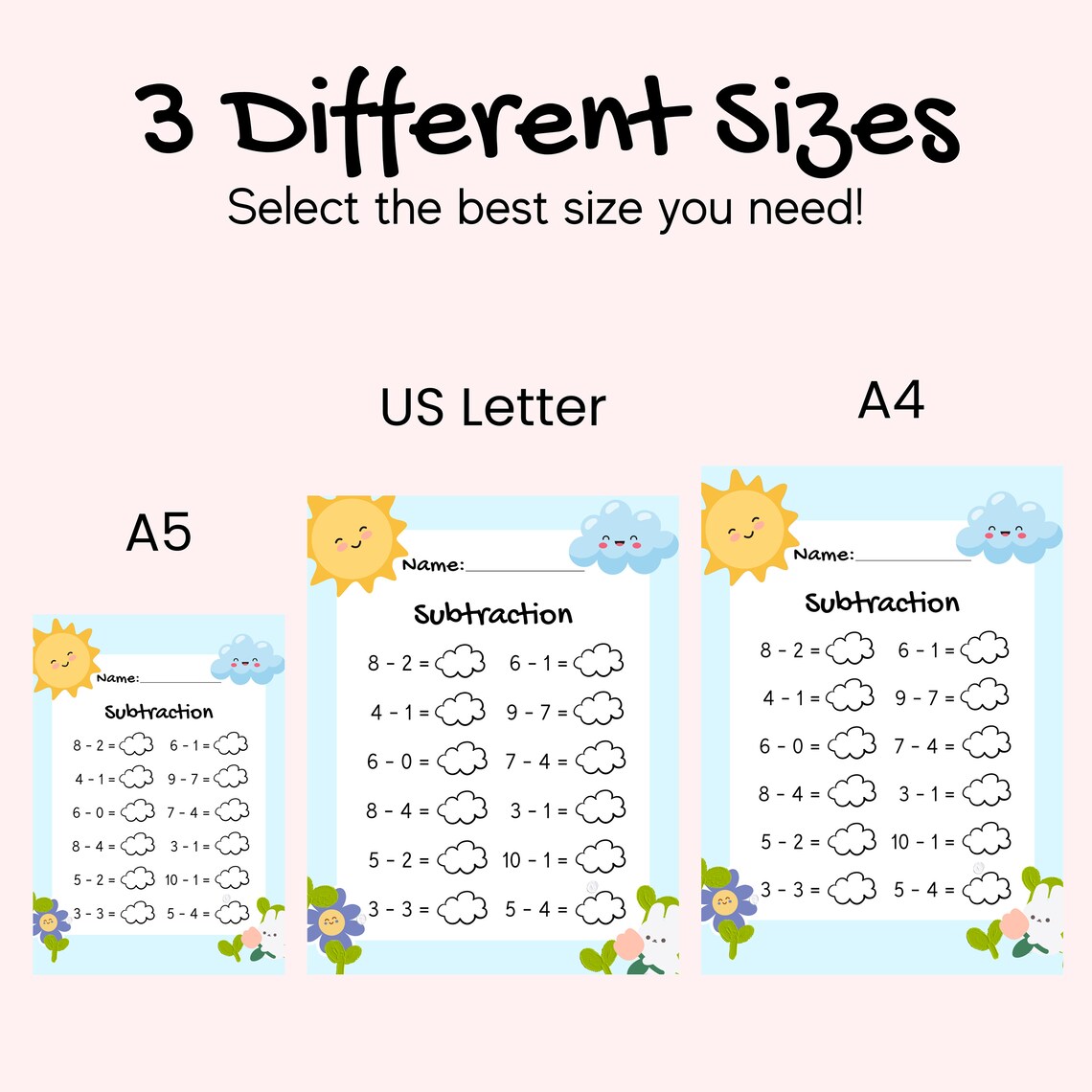 Engaging Math Worksheets Bundle for Kids Printable Pdfs, Addition ...