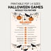 Halloween Party Games Would You Rather This or That Party, Trivia ...