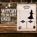 Gothic Witchy Daily to Do List Card Printable Pdf Goth Chore List, to ...