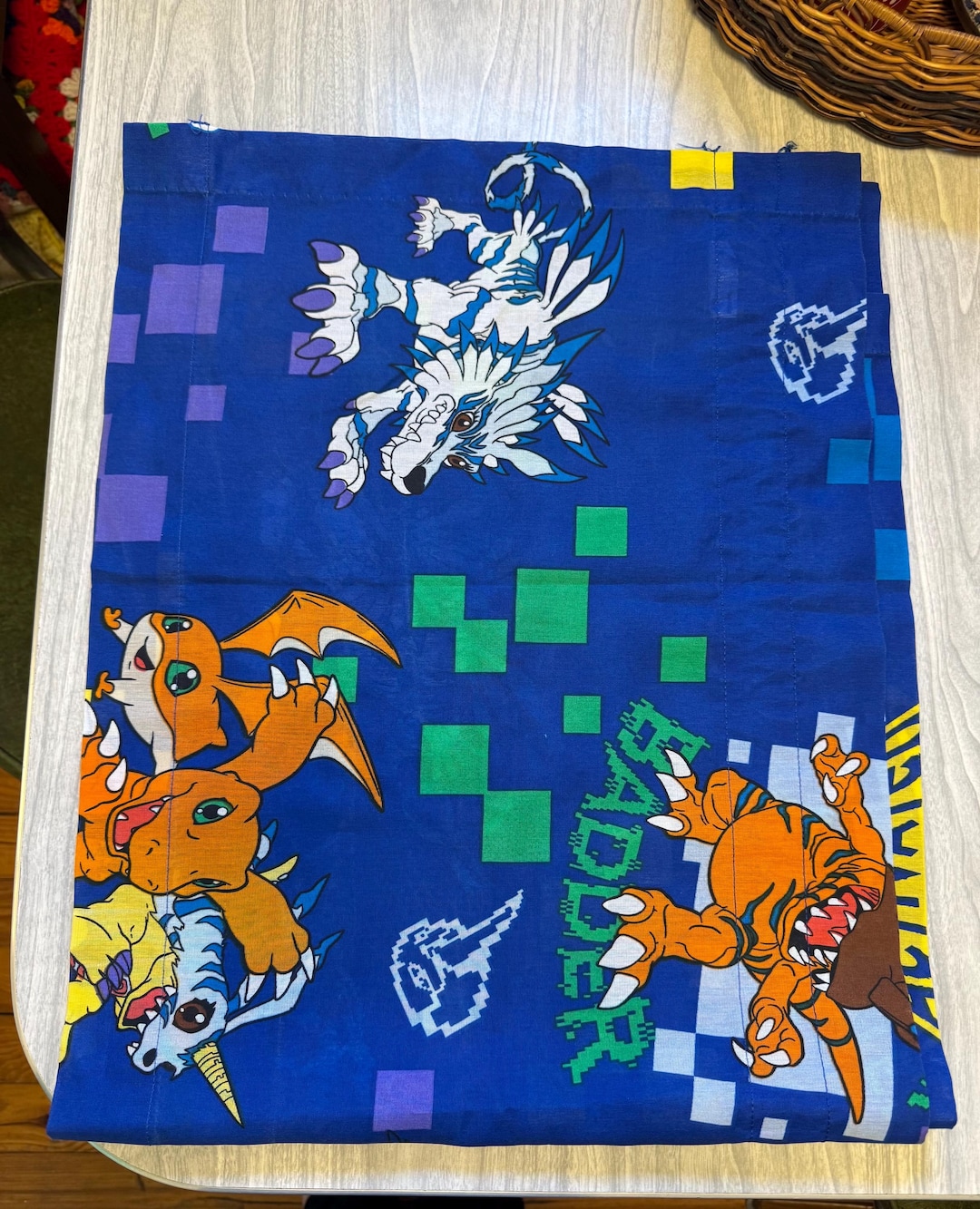 Vintage 1990s Digimon Monsters Window Valance 84x17. Retro 90s Kids ...