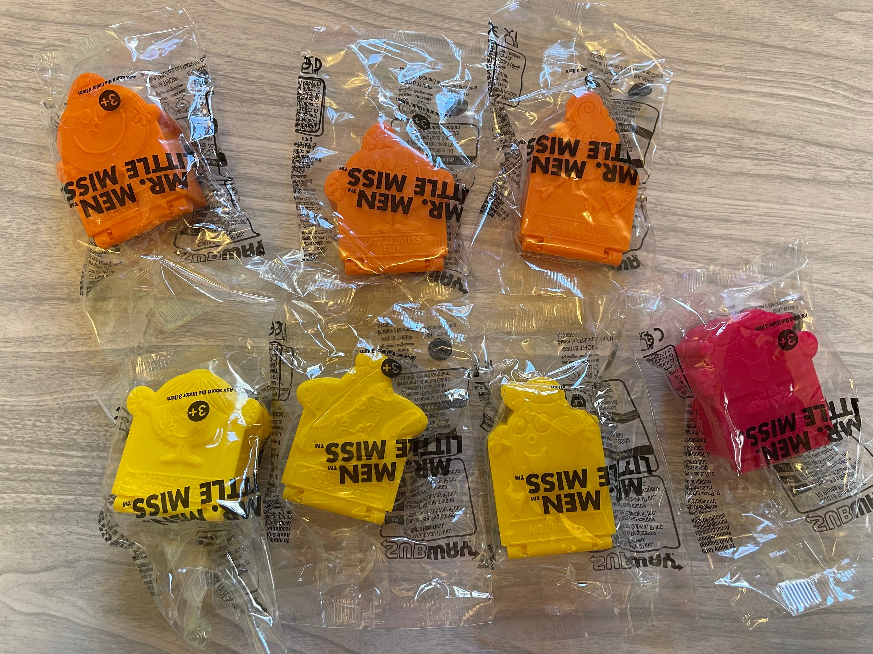 Little Miss and Mr Men Subway Toys. Little Miss Sunshine , Little Miss ...