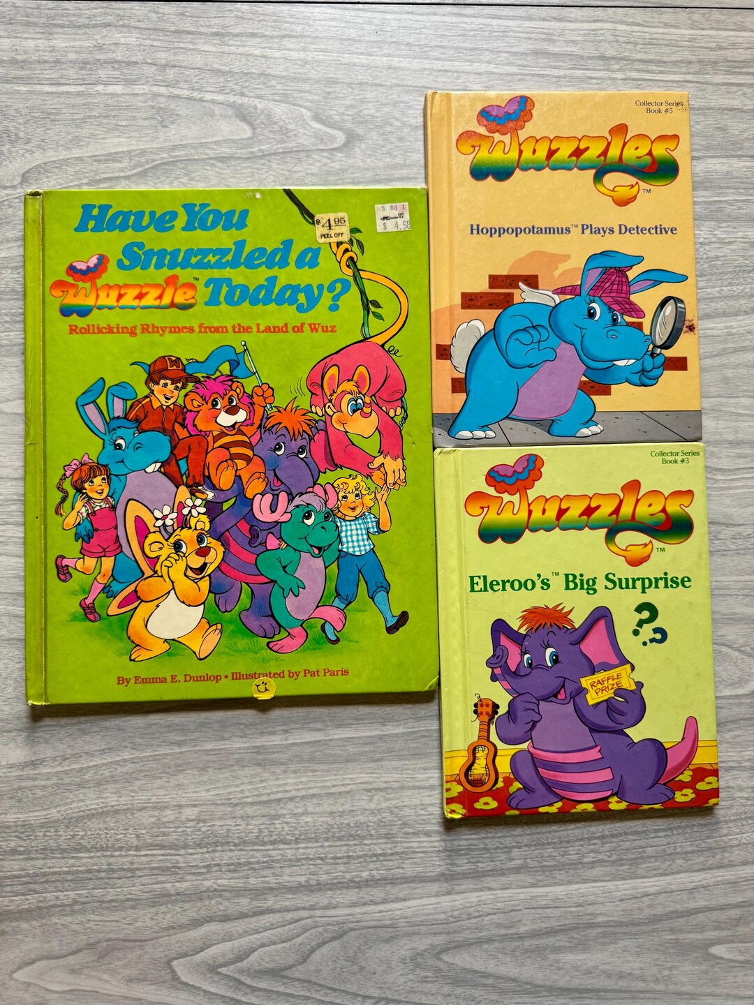 Vintage 1985 Wuzzles Books. 1980s Kids Toys Nostalgia - Etsy