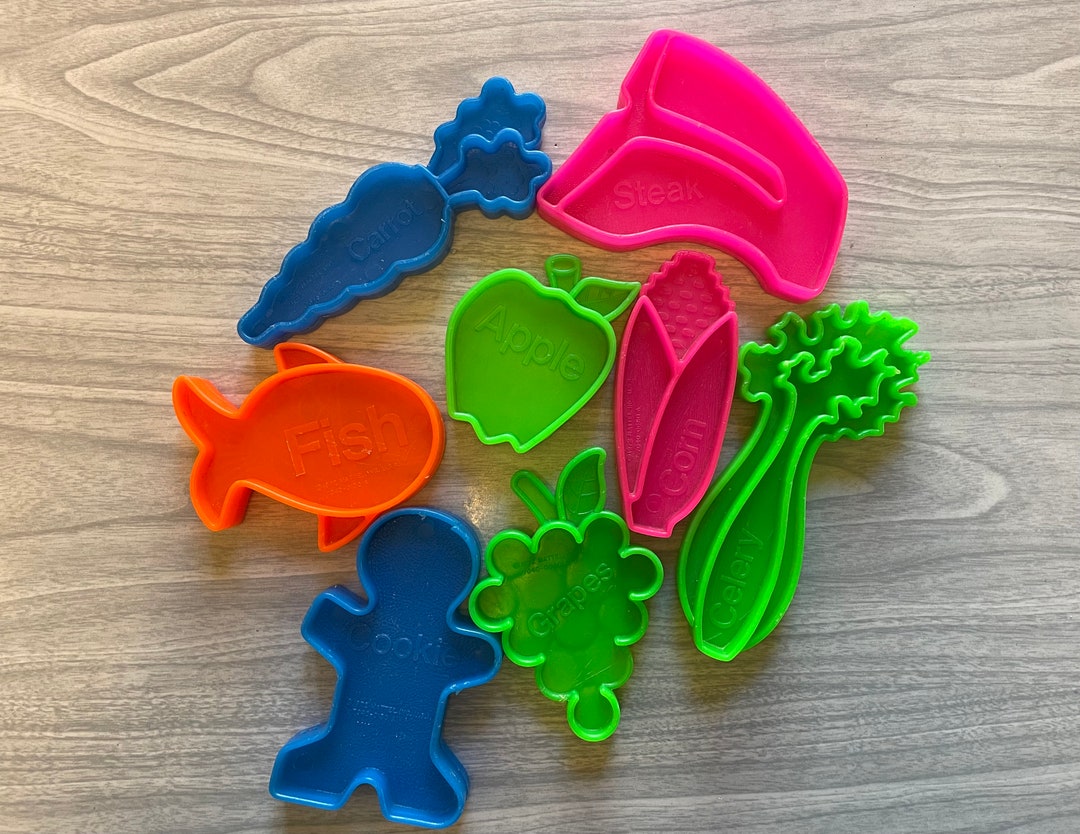 Vintage 1972 Mattel Tuff Stuff Play Food. 8 Pieces. Retro Pretend Play ...