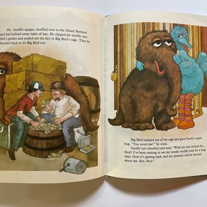 Vintage Sesame Street Children’s Book. Big Bird. 70s Kids Cartoon. 80s ...