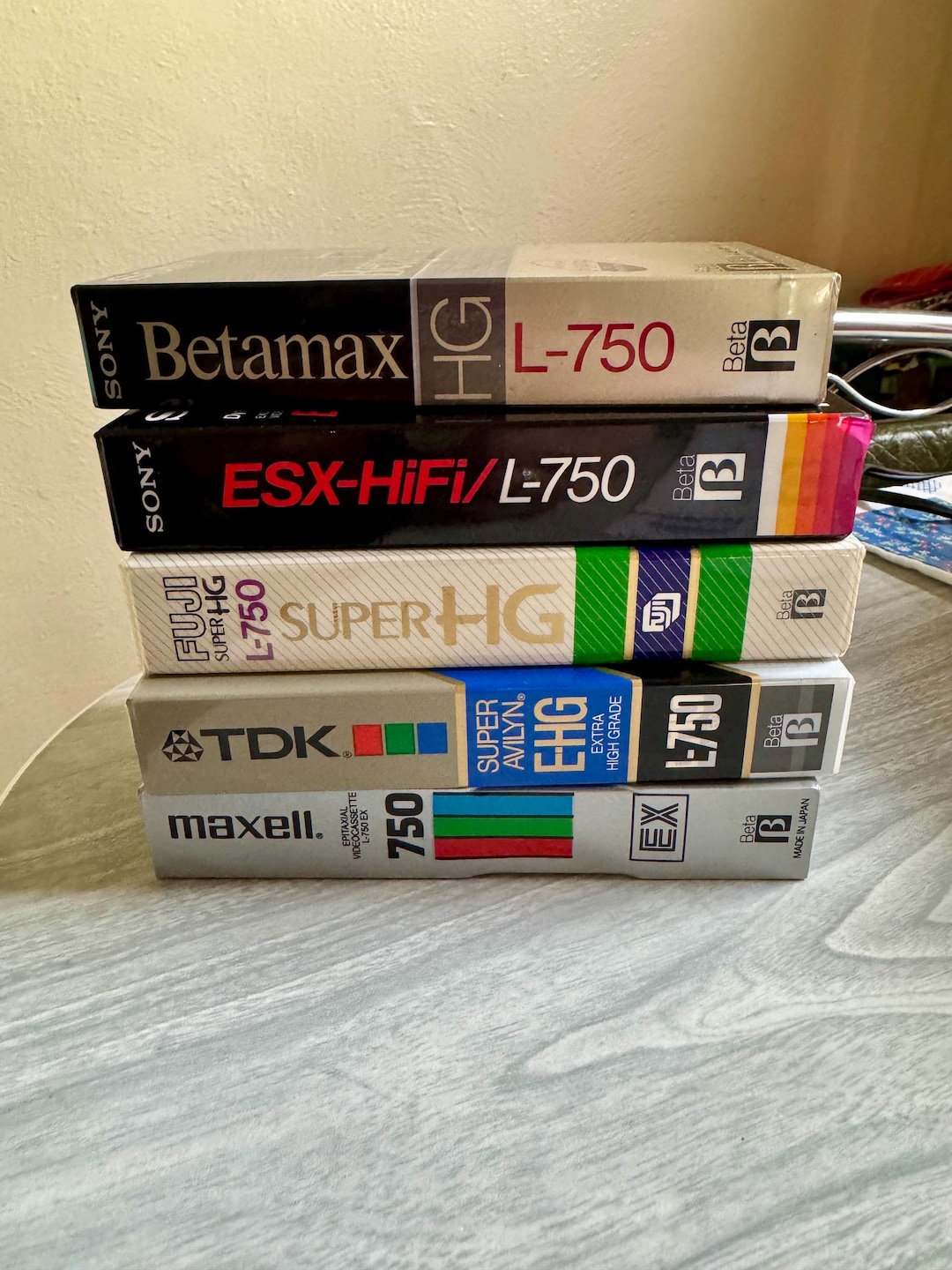 Vintage 1980s Betamax Tapes: New in Packaging, Made in Japan - Etsy