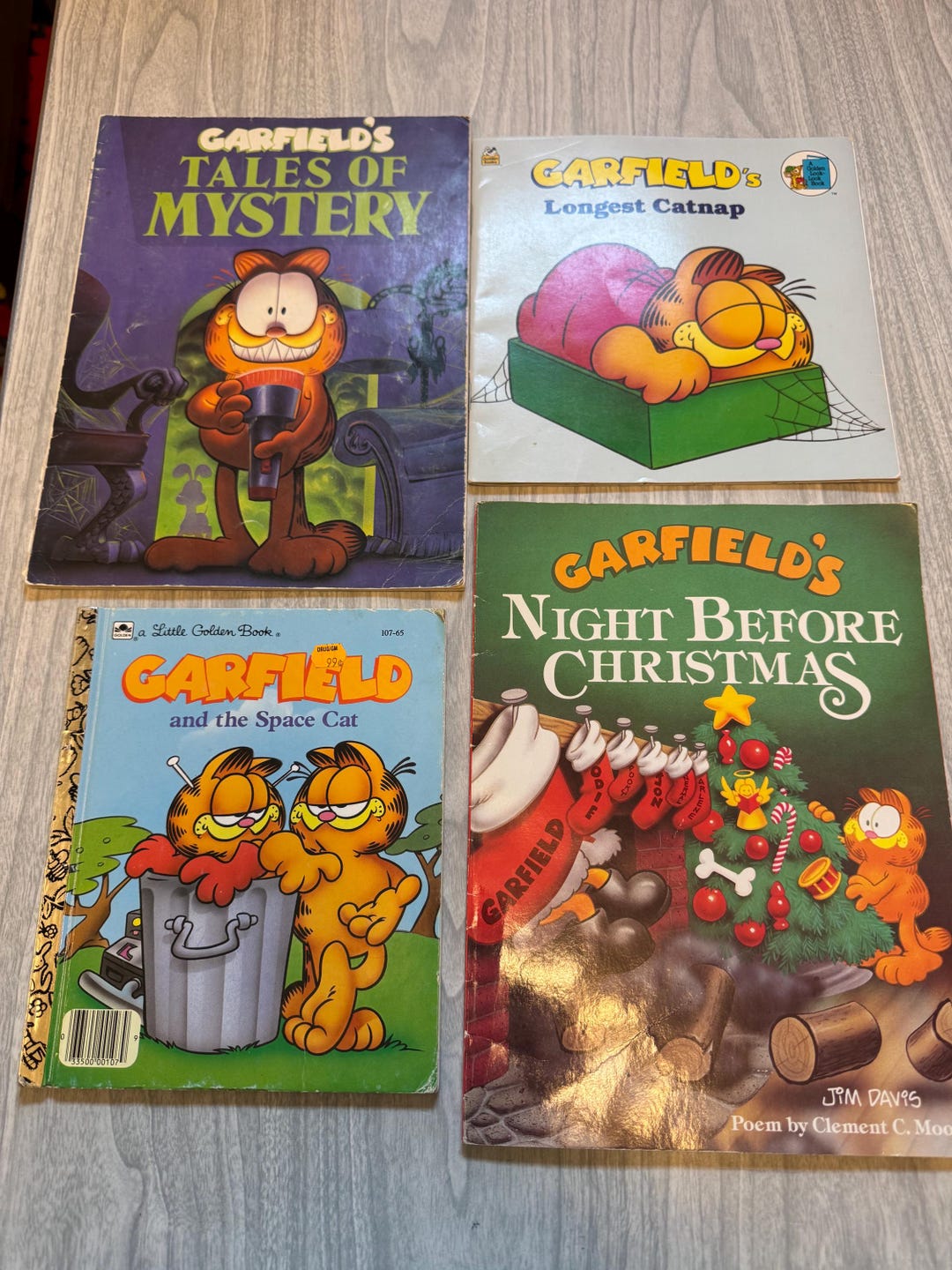 Lot of 4 Vintage 1980s Garfield Books. Retro Garfield the Cat Collector ...