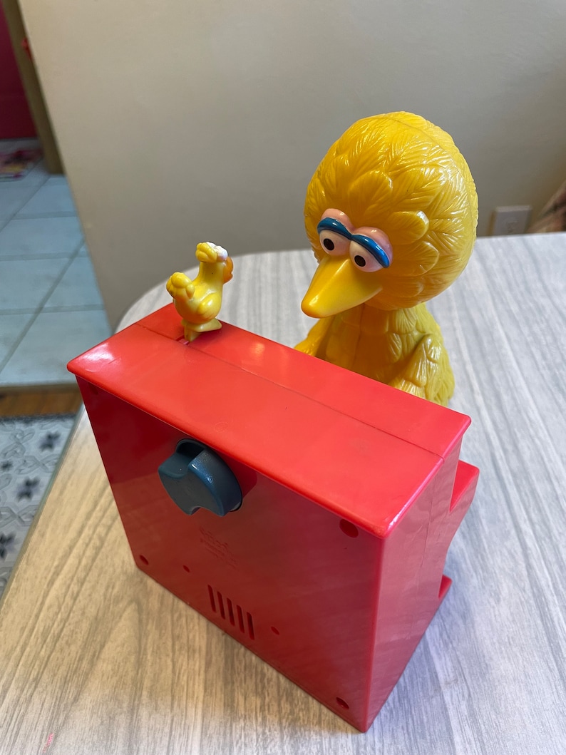 Vintage Sesame Street Big Bird Piano Music Box Toy. Works - Etsy UK