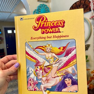 Vintage 1985 Princess of Power She-ra Hardcover Books. 1980s Kids Tv ...