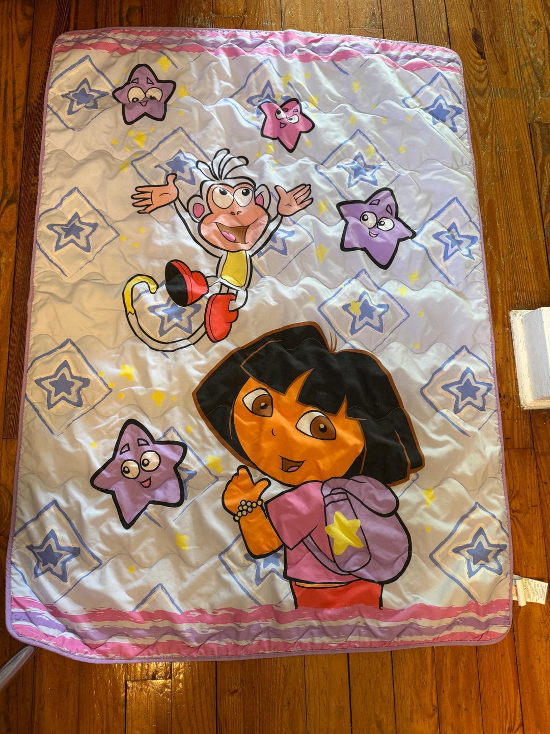 Vintage 2004 Dora the Explorer Quilted Toddler Kid Size Blanket. Y2K ...