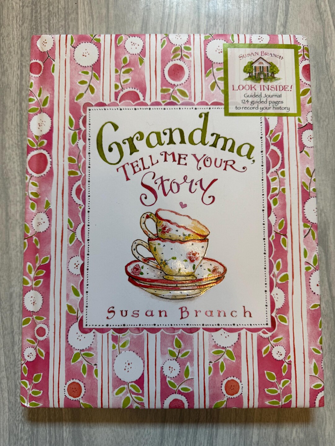 Grandma Tell Me Your Story Book. Family Heirloom Journaling Book. New ...