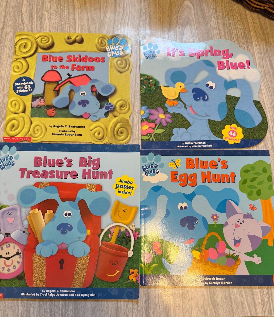 Vintage Blues Clues Books. Four Books. 1999-2000 Softcover Y2K Kids ...