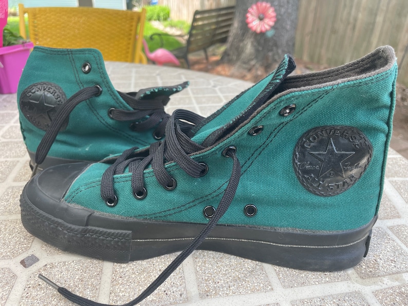 Vintage Rare Converse Chuck Taylor Shoes High Top. Mens Size 5.5 Womens ...