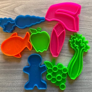 Vintage 1972 Mattel Tuff Stuff Play Food. 8 Pieces. Retro Pretend Play ...