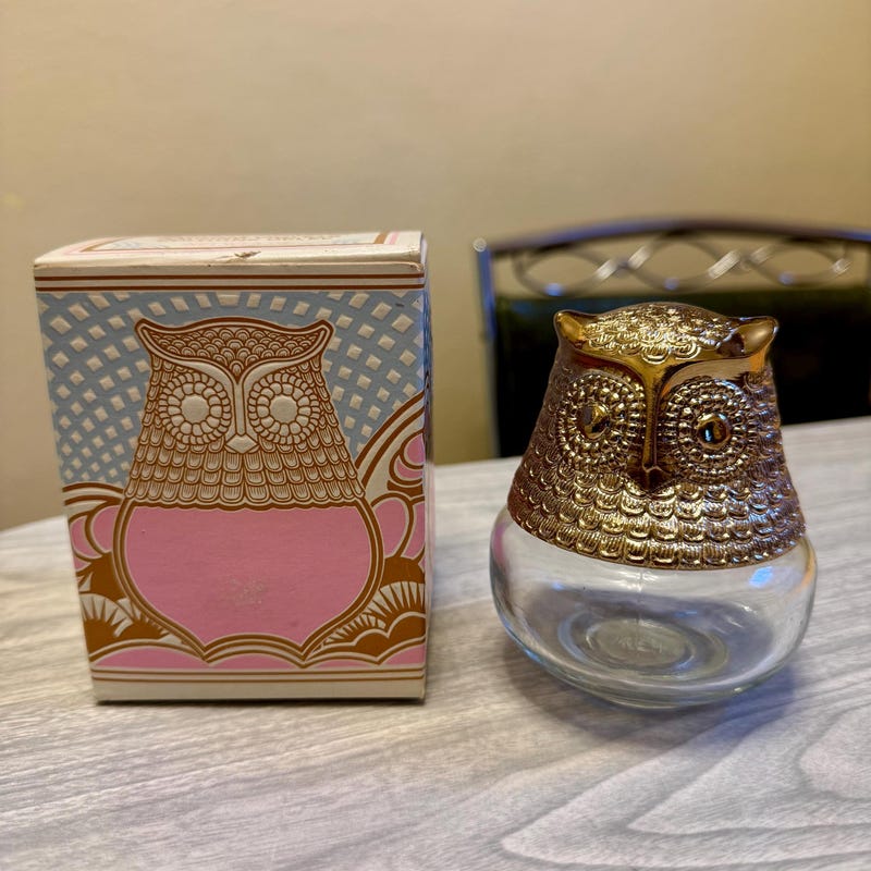 Owl Perfume Bottle - Etsy