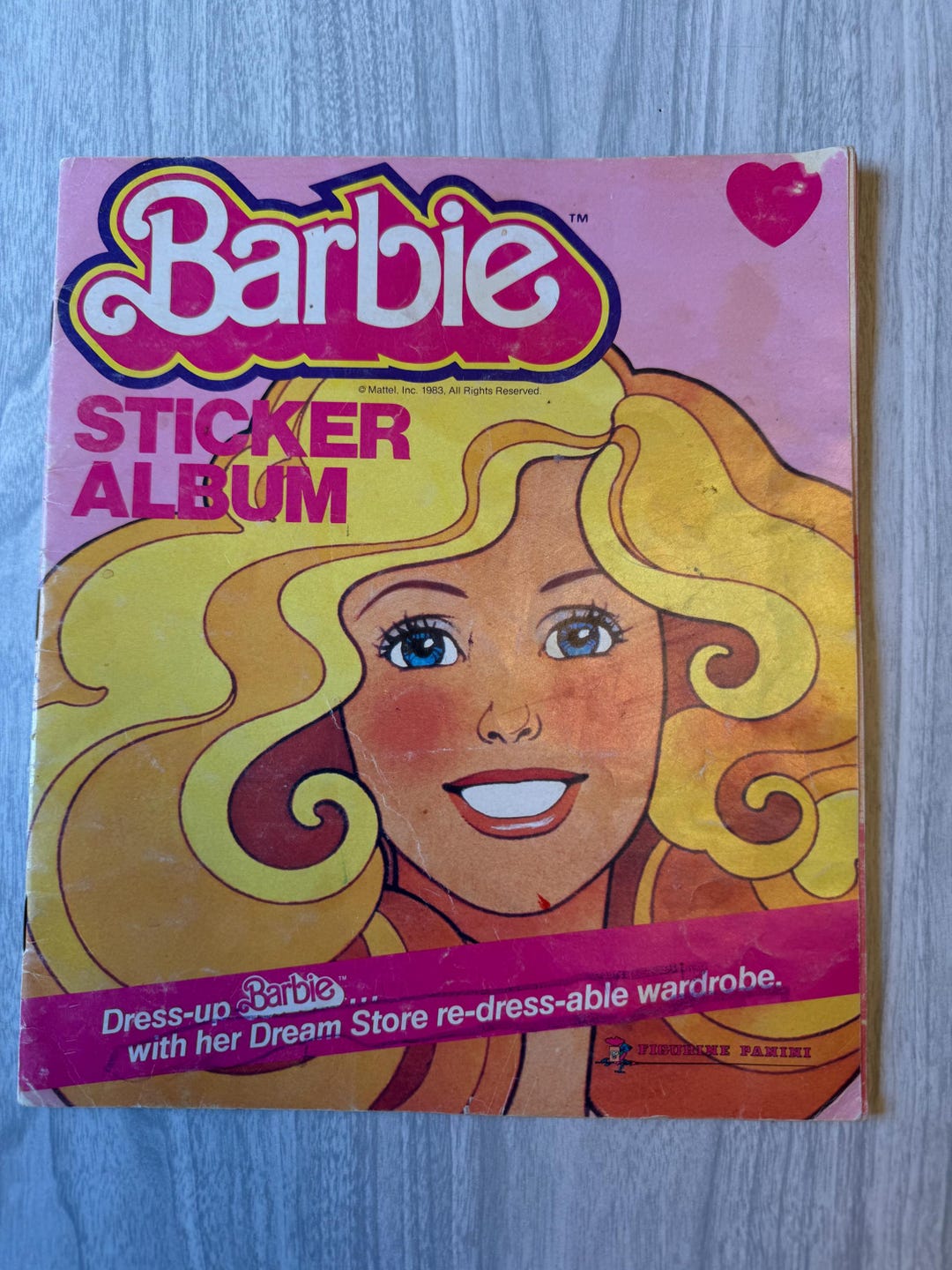 Vintage 1983 Barbie Sticker Album Hardly Any Stickers Inside 1980s ...