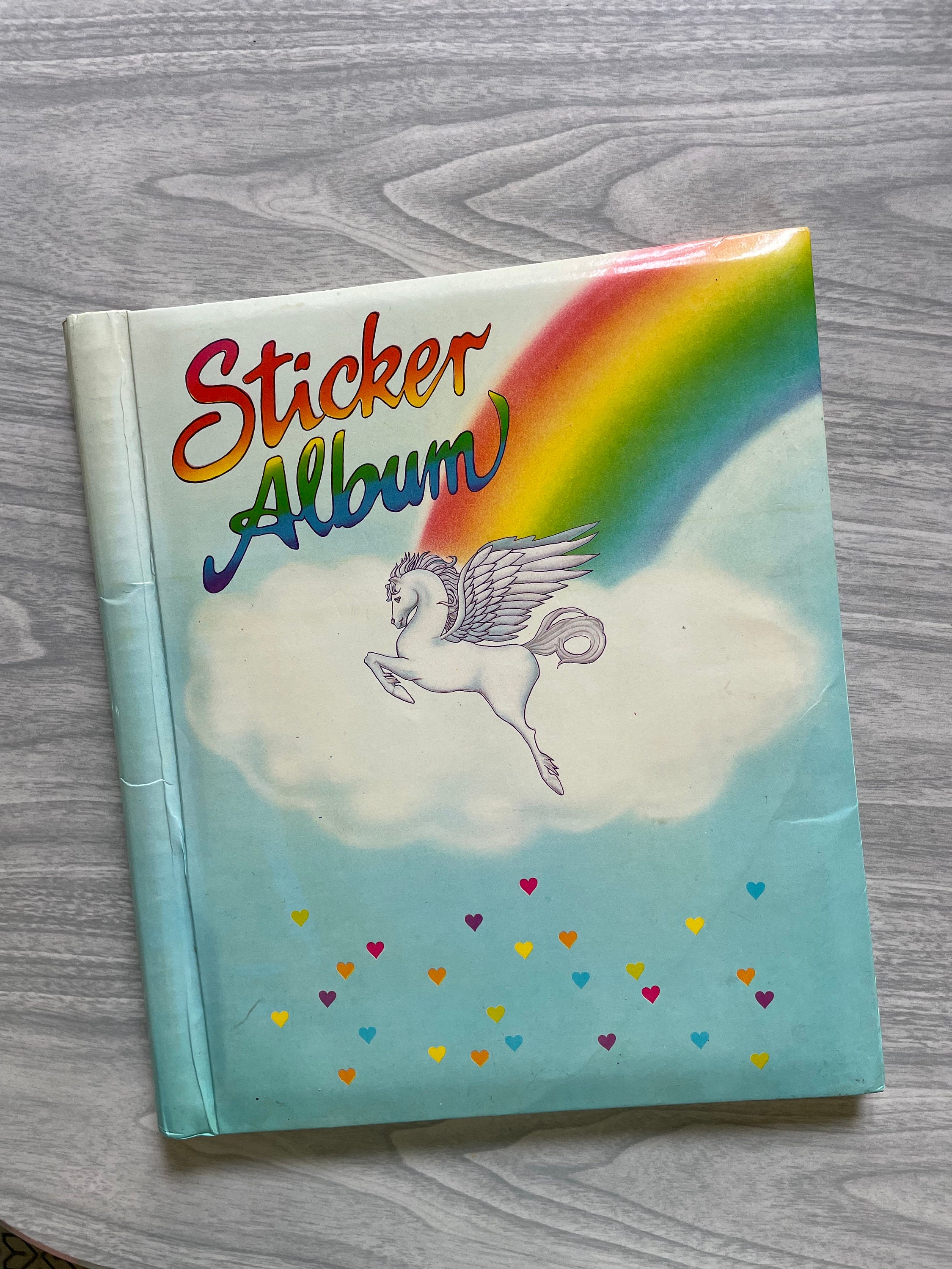 Vintage 1985 Unicorn Sticker Album Collection. Full of Stickers. 1980s ...